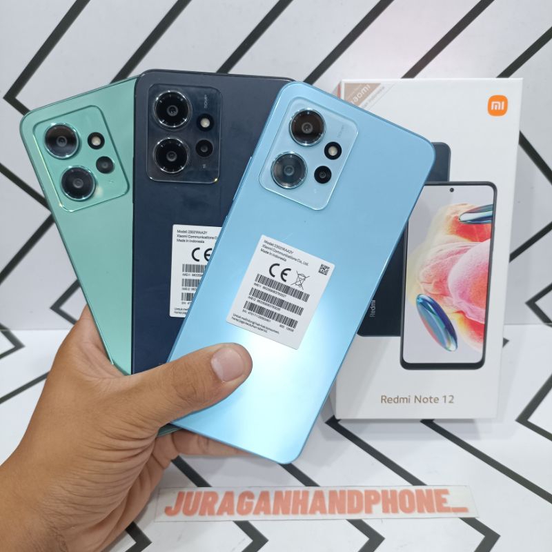 Jual REDMI NOTE 12 8/128GB 6/128GB 4/128GB HP BEKAS SECOND FULLSET ...
