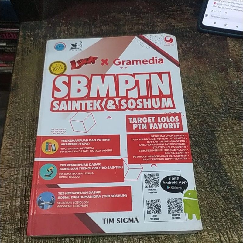 Jual buku SBMPTN SAINTEK DAN SOSHUM (ORIGINAL) | Shopee Indonesia