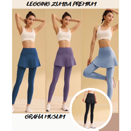 Jual Legging Rok Sport 3 UKURAN Untuk Olahraga Tennis Lari Bersepeda ...