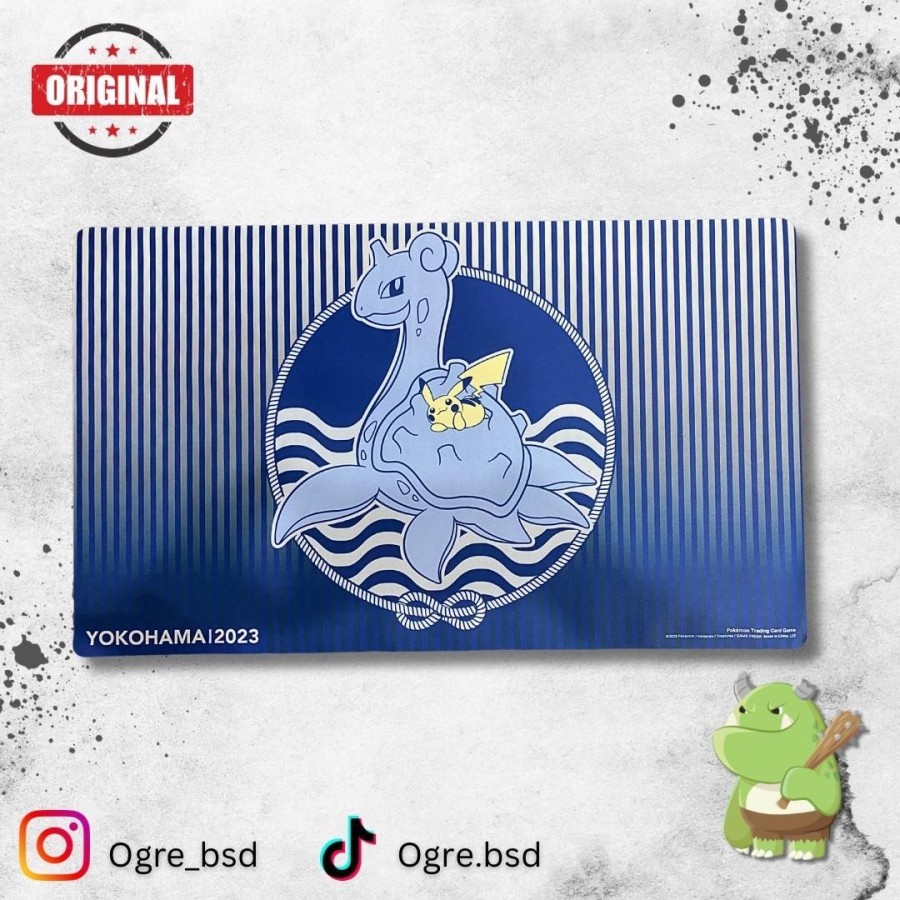 Jual Pokemon Worlds Yokohama 2023 Exclusive Playmat Lapras | Shopee ...