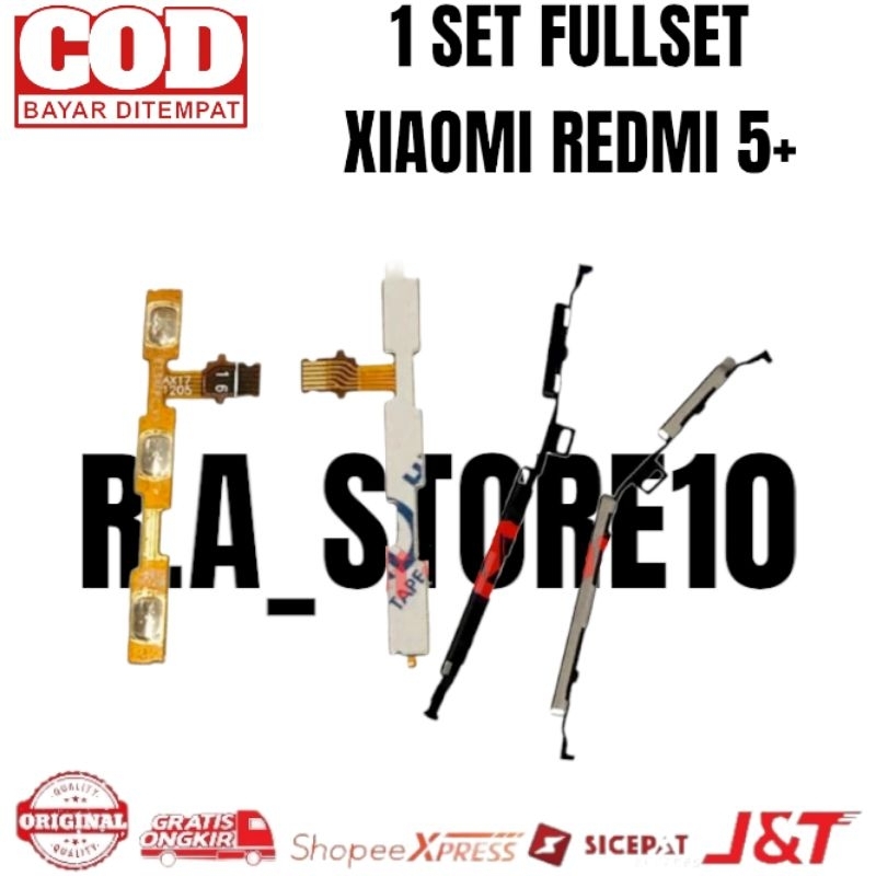 Jual Satu Set XIAOMI REDMI 5 PLUS / 5+ - Flexi Flexibel Flexible Fleksibel Power On Off Volume ...