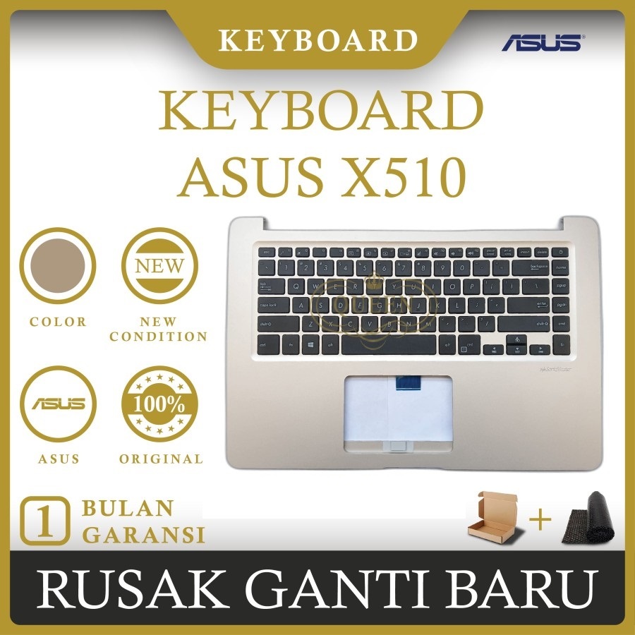 Jual KEYBOARD FRAME LAPTOP ASUS VivoBook X510 X510UA X510UA X510UF ...