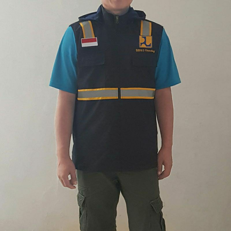 Jual ROMPI / VEST SAFETY FIRST (NAVY) | Shopee Indonesia