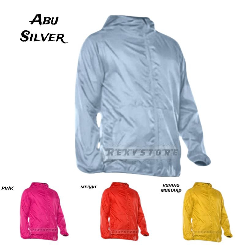 Jual Jaket Running Pakaian Olahraga Pria dan Wanita Parasut | Shopee ...