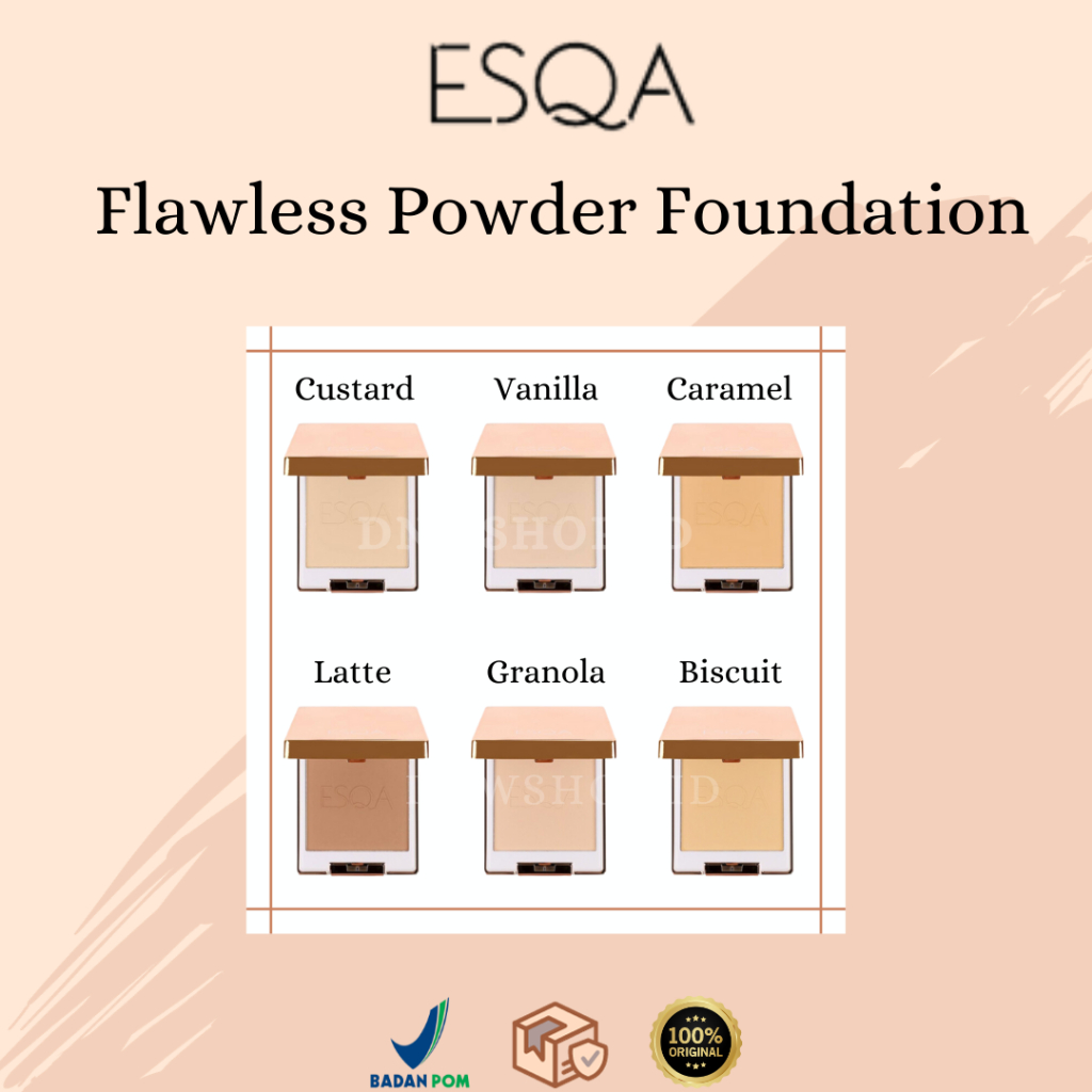 Jual Esqa Flawless Powder Foundation | Shopee Indonesia