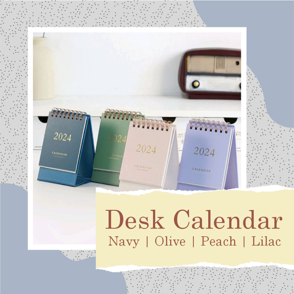 Jual Mini Desk Calendar 2024 | Planning Time 2024 | Kalender 2024 ...
