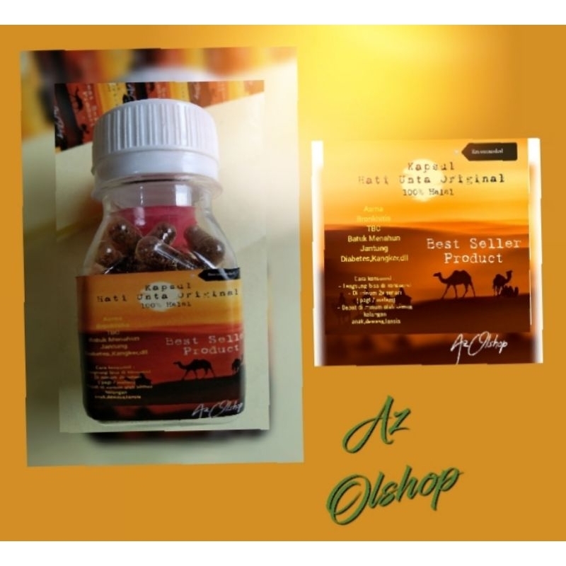 Jual Promo!!! Kapsul Hati Unta Original 2 botol | Shopee Indonesia