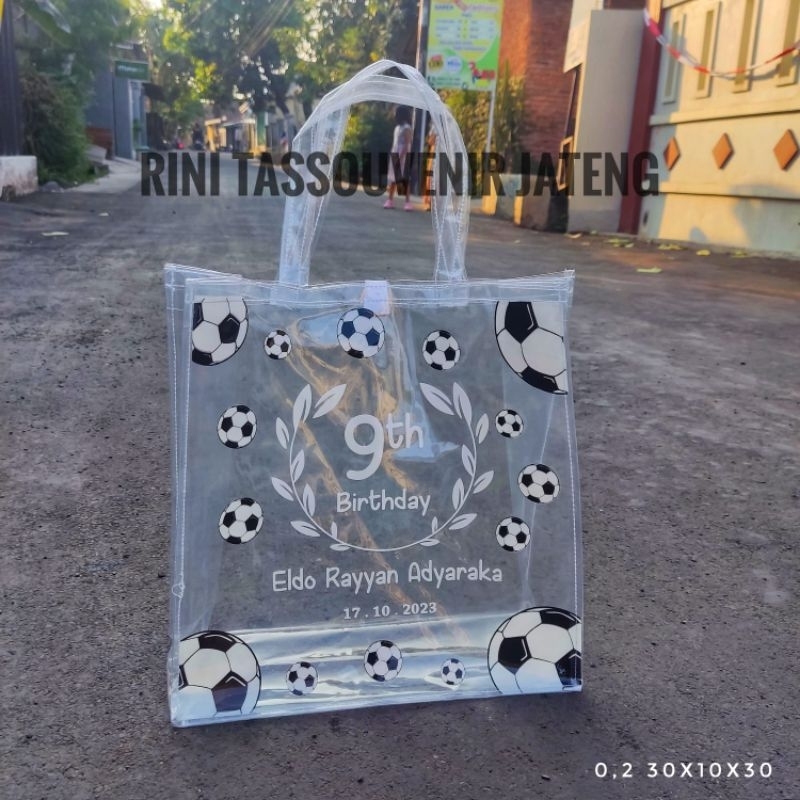 Jual Tas mika pvc sablon 0,2 tas mika sablon tas mika tebal Pvc Tebal ...