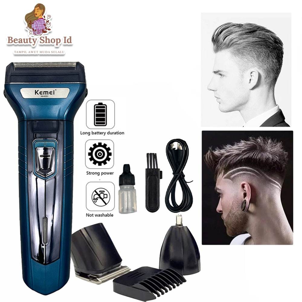 Jual Kemei 6331 Alat Cukur Hair Clipper Jenggot Kumis Rambut ...