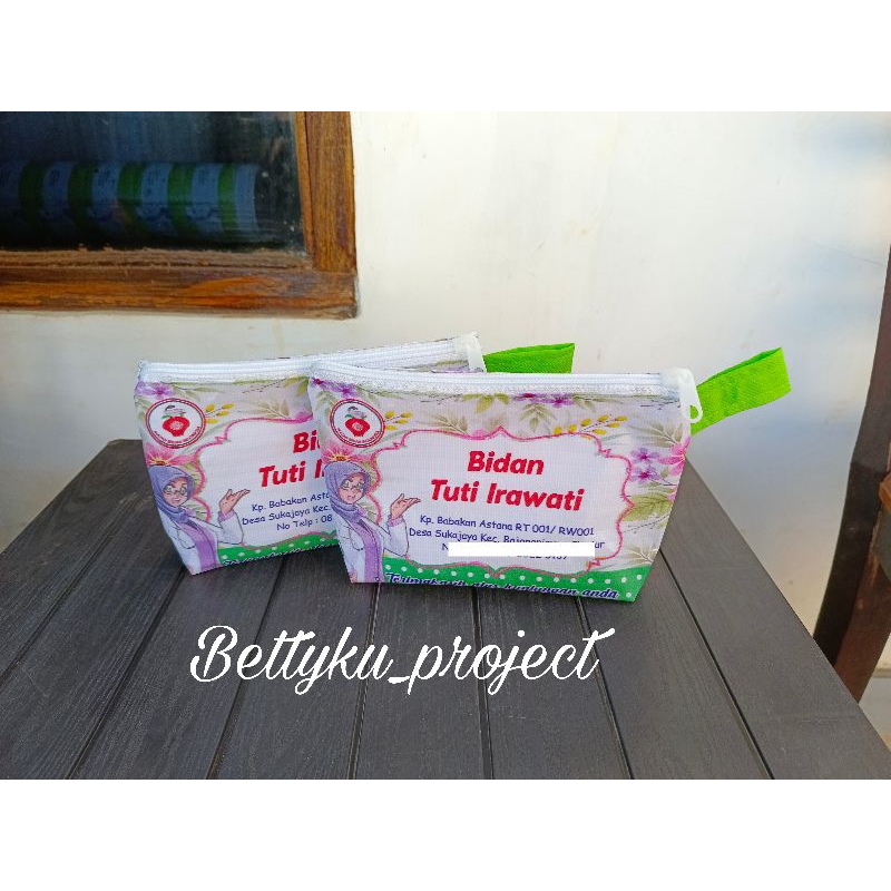 Jual DOMPET KB - DOMPET CUSTOM NAMA - DOMEPT BIDAN | Shopee Indonesia