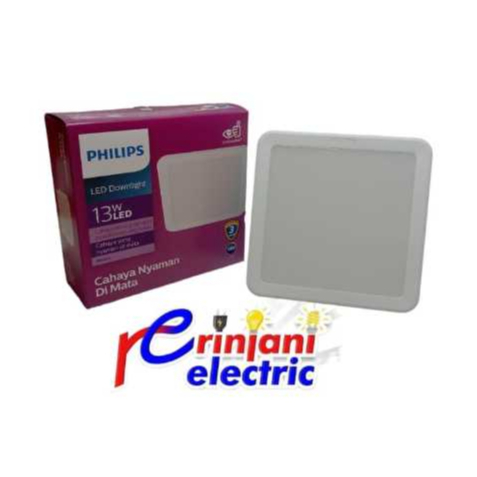 Jual Lampu PHILIPS Downlight LED Meson Square Kotak 59465 D125 13W Watt - Putih 6500K | Shopee ...