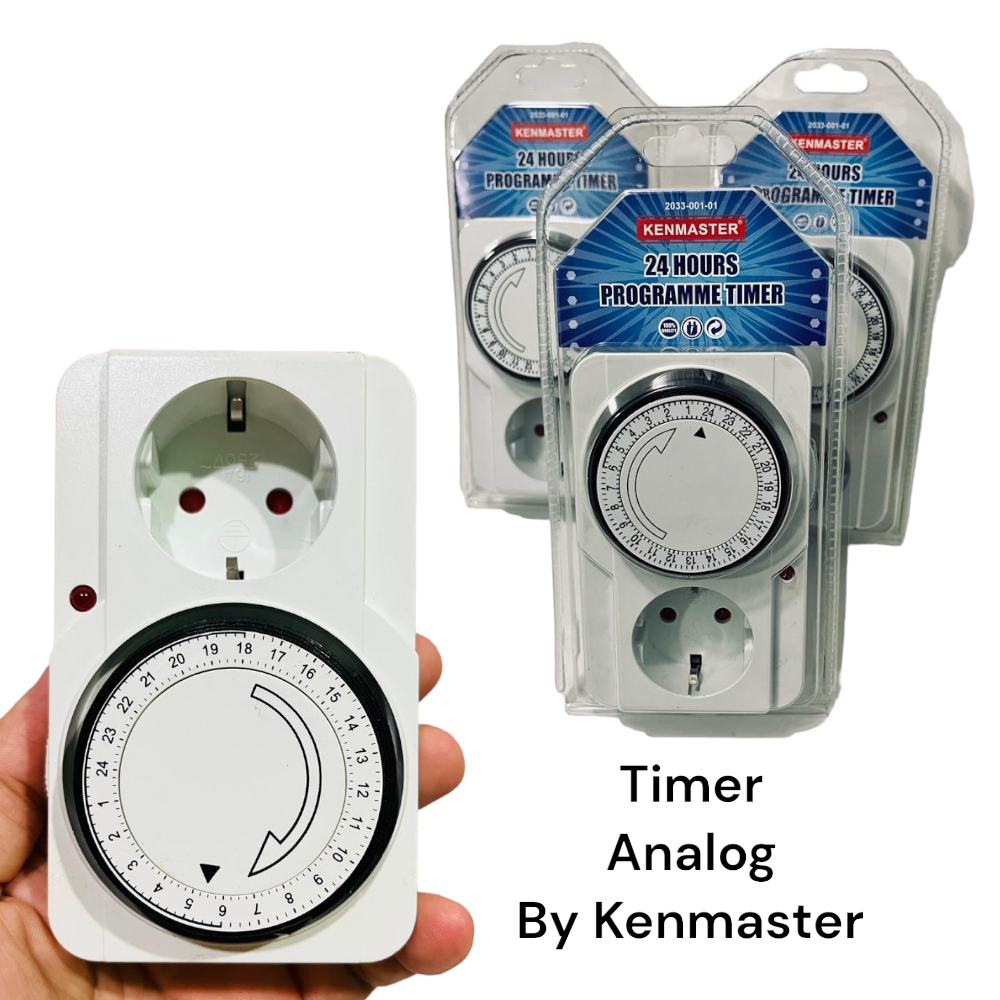 Jual Timer Analog Stop Kontak Timer Listrik Pengatur Waktu On Off ...