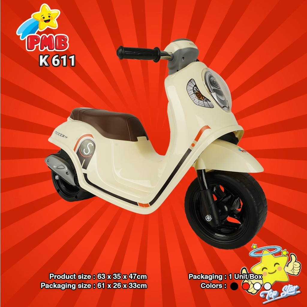 Jual MAINAN ANAK MOTOR FOOT TO FLOOR K611 HONDA SCOOPY//Motor Motoran ...