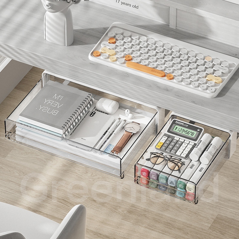 Jual Greenland Laci Bawah Meja Lemari Storage Box Laci Tempel Kotak ...