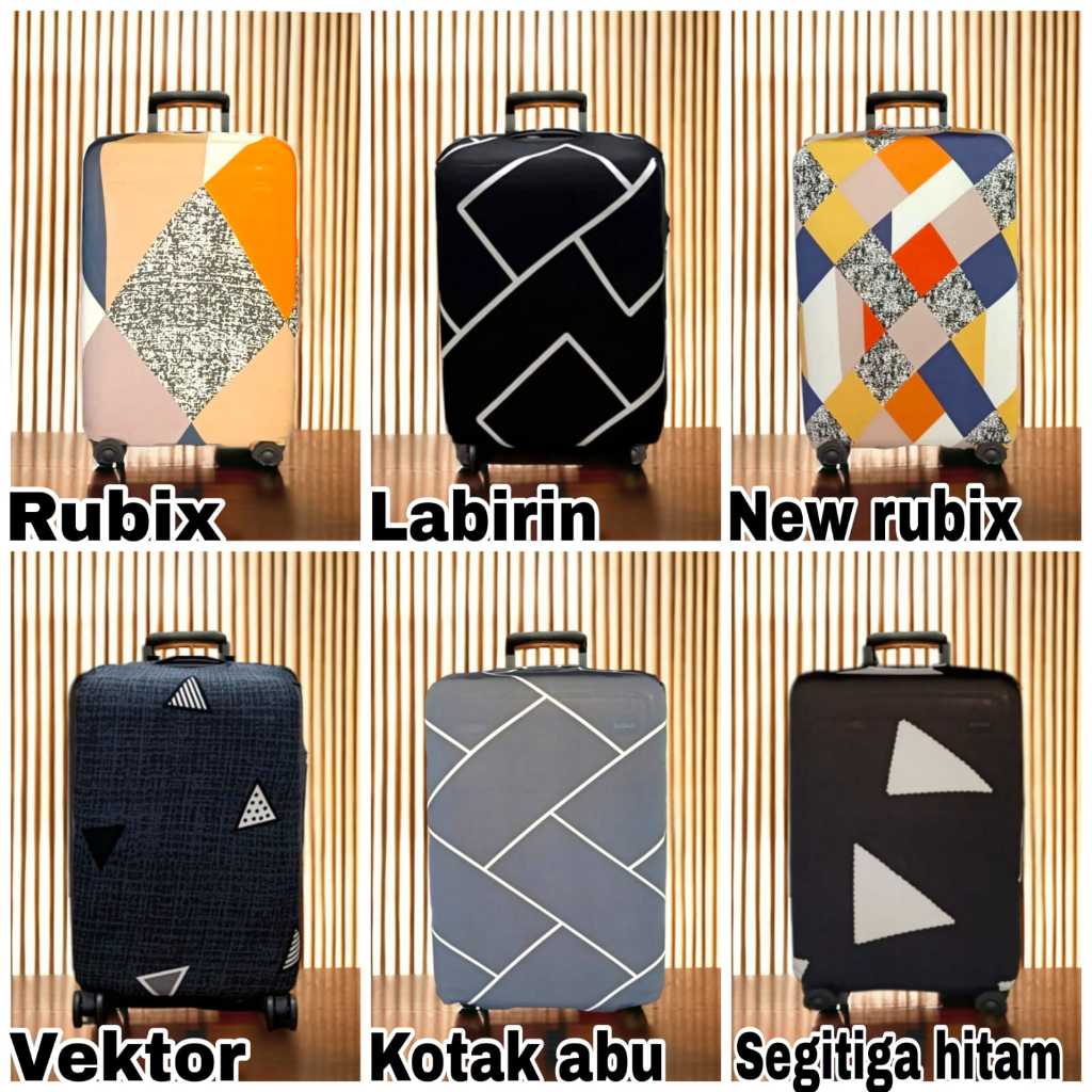 Jual Sarung PELINDUNG Koper Elastis/Cover Motif PREMIUM | Shopee Indonesia