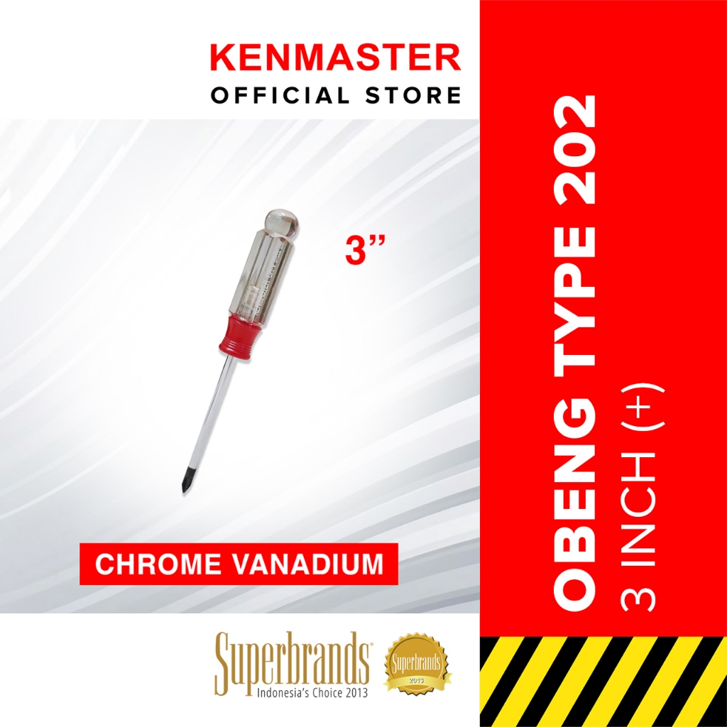 Jual Kenmaster Obeng Type 202 3 INCH Plus (+) OBJM152 | Shopee Indonesia