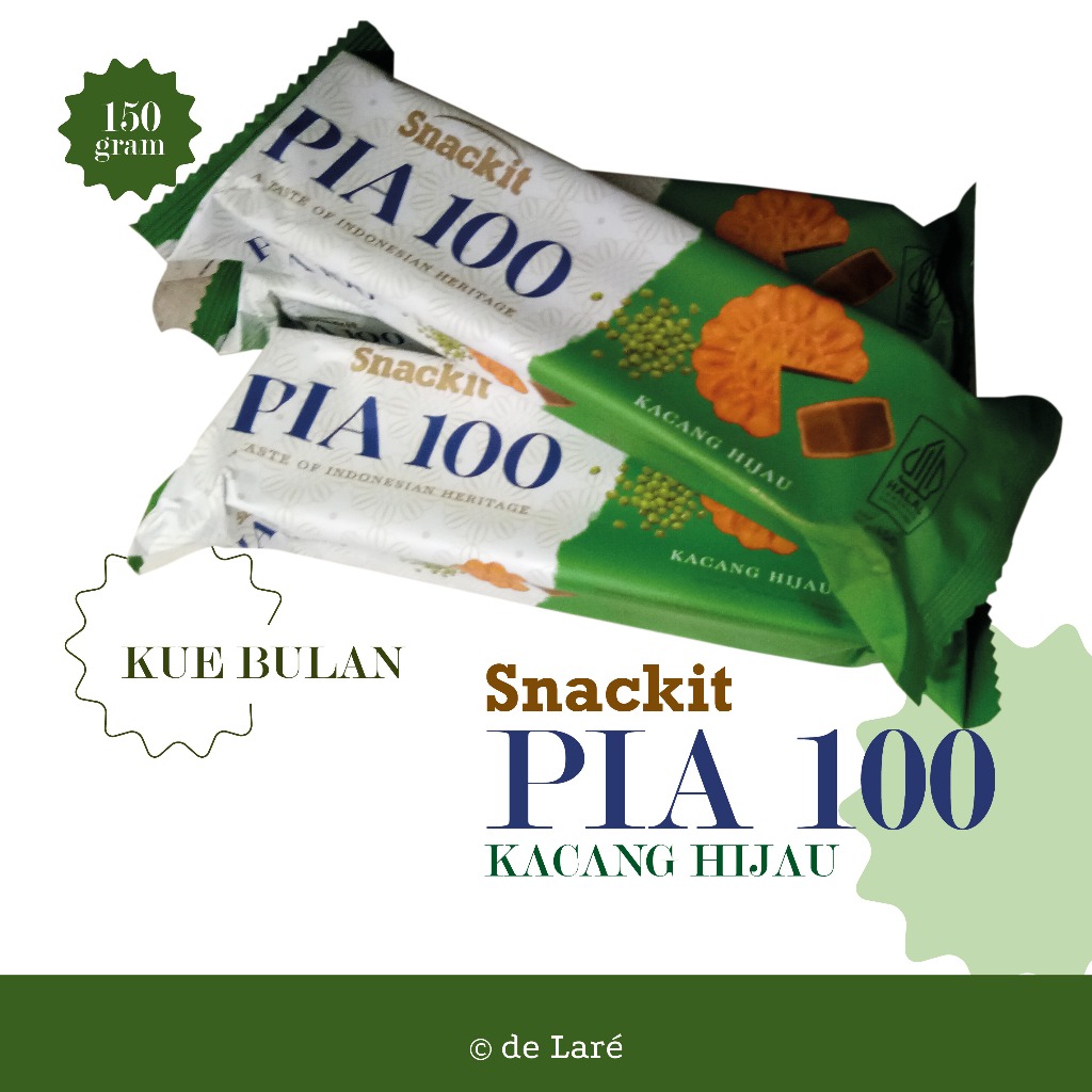 Jual Snackit PIA 100 Kacang Hijau I 150 gram | Shopee Indonesia