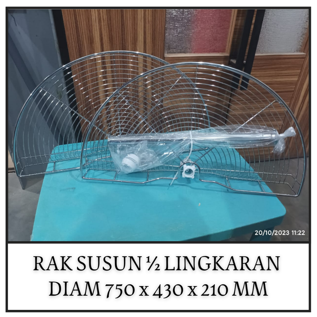 Jual kitchen rak sudut corner semi circle rack | Shopee Indonesia