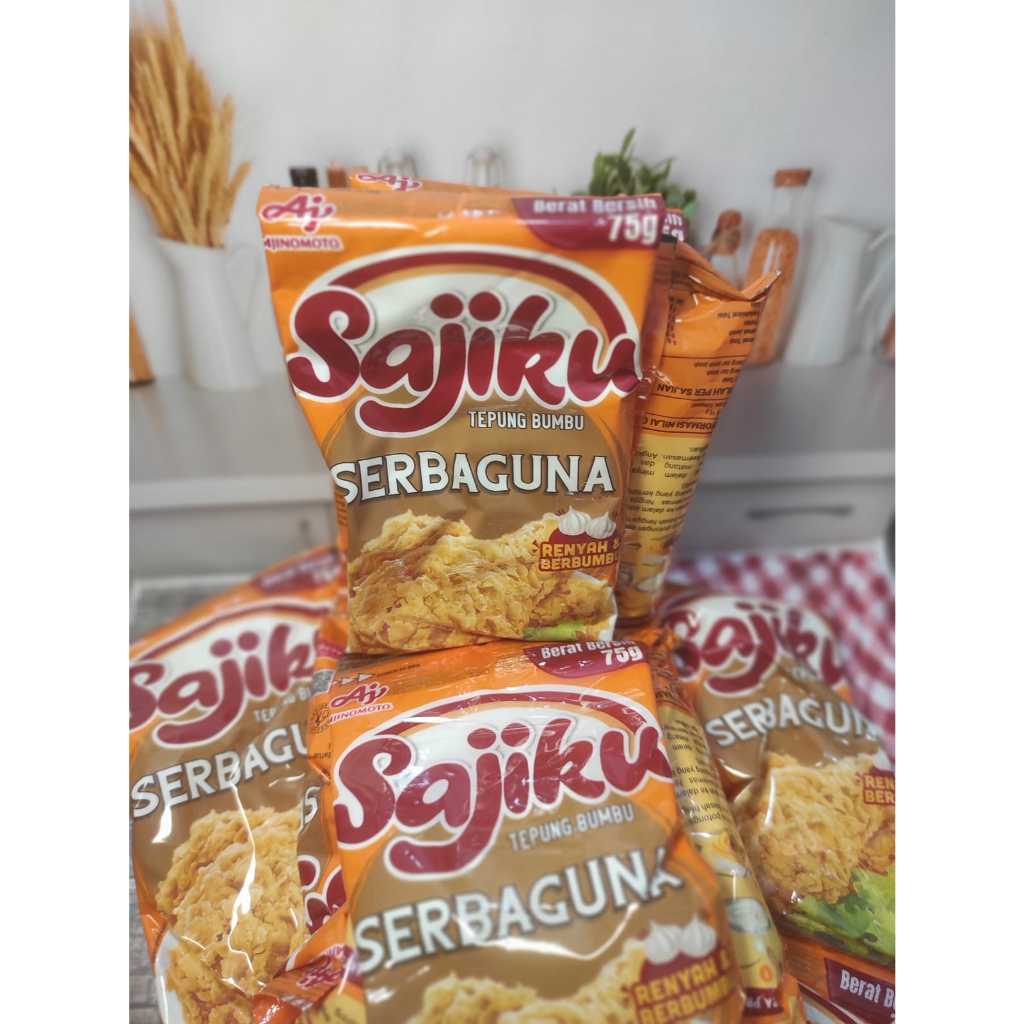 Jual Sajiku Tepung Bumbu Serbaguna 75 gram (isi 10 pcs) | Shopee Indonesia