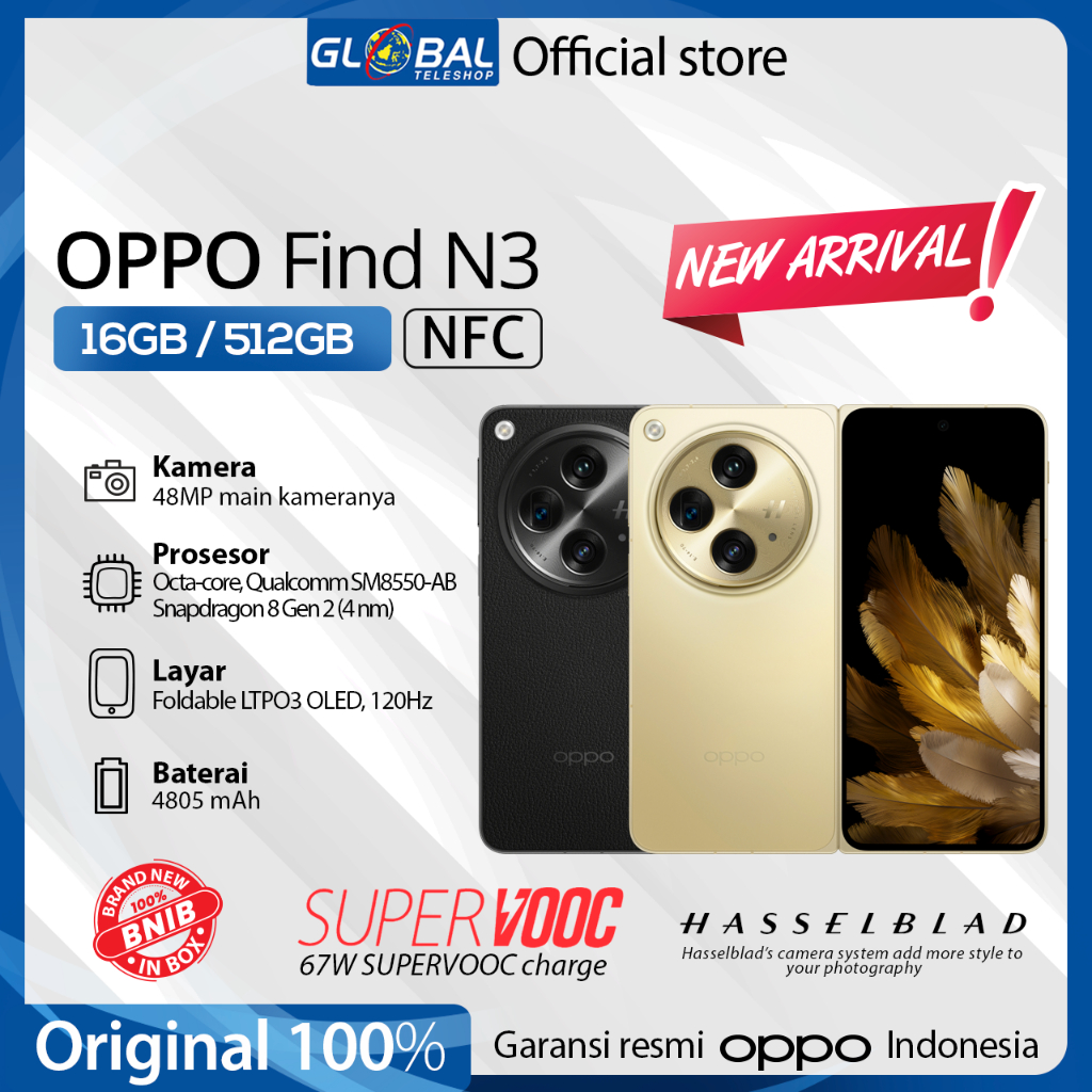 Jual Oppo Find N3 16/512GB Garansi Resmi | Shopee Indonesia