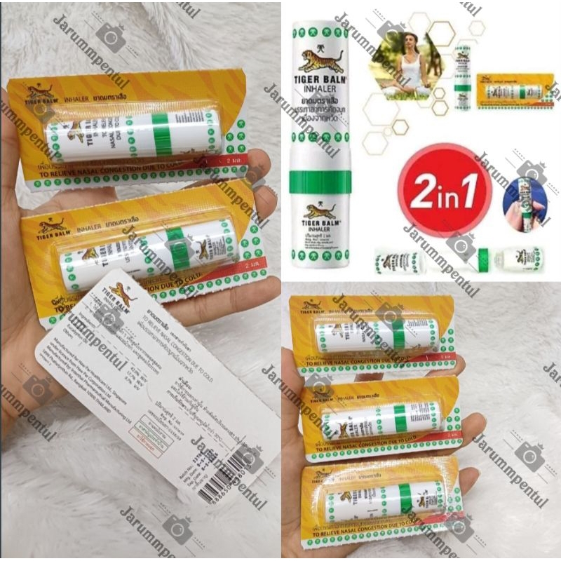 Jual Tiger Balm 2in1 Inhaler / Inhaler Thailand | Shopee Indonesia