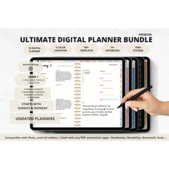 Jual ULTIMATE DIGITAL PLANNERS BUNDLE | Shopee Indonesia