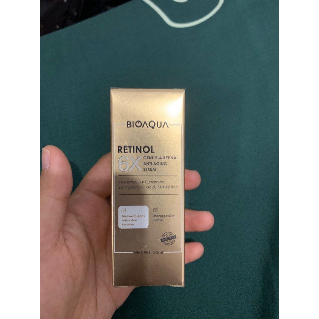 Jual Bioaqua Retinol 6x Gentle A Retinal Anti Aging Serum||30ml ...