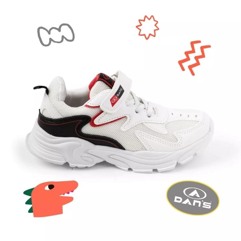 Jual DAN'S HERBY SEPATU SEKOLAH ANAK MODEL VELCRO TERBARU TOP EDISI ...