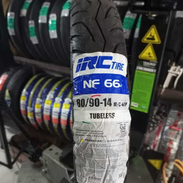 Jual BAN IRC NF66 UKURAN 80/90-14 TUBELESS | Shopee Indonesia