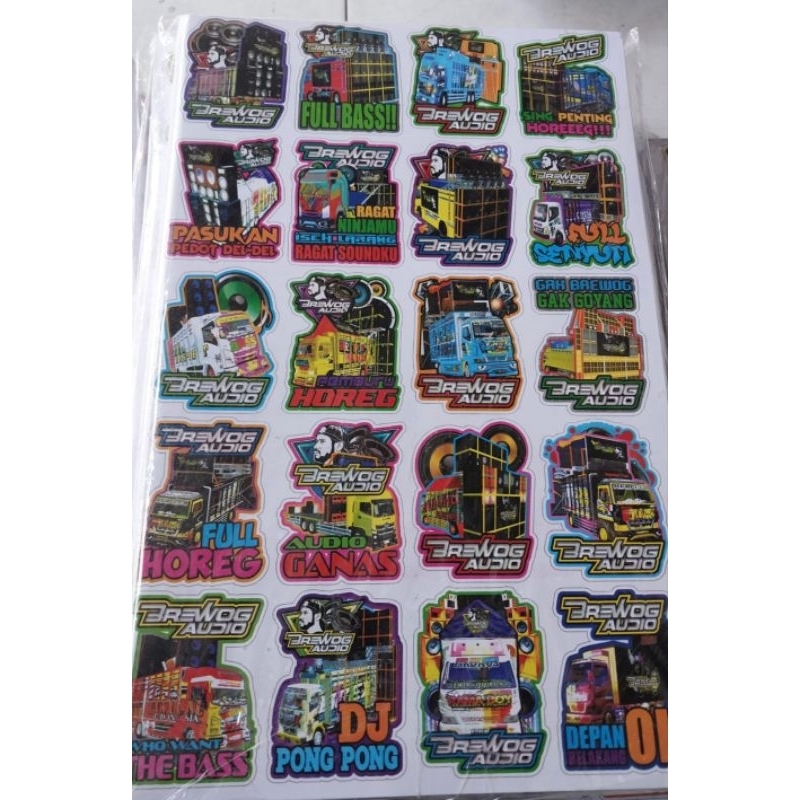 Jual [Ecer 1 Pcs] Stiker Permanen Habib Syekh Gus Iqdam Brewog Herex ...