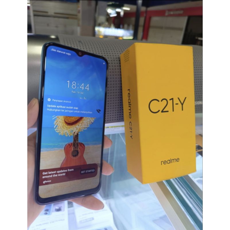 Jual realme C21Y 4/64gb second | Shopee Indonesia