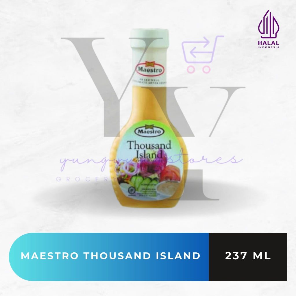 Jual Maestro Thousand Island Salad Dressing Botol 237 ml | Shopee Indonesia