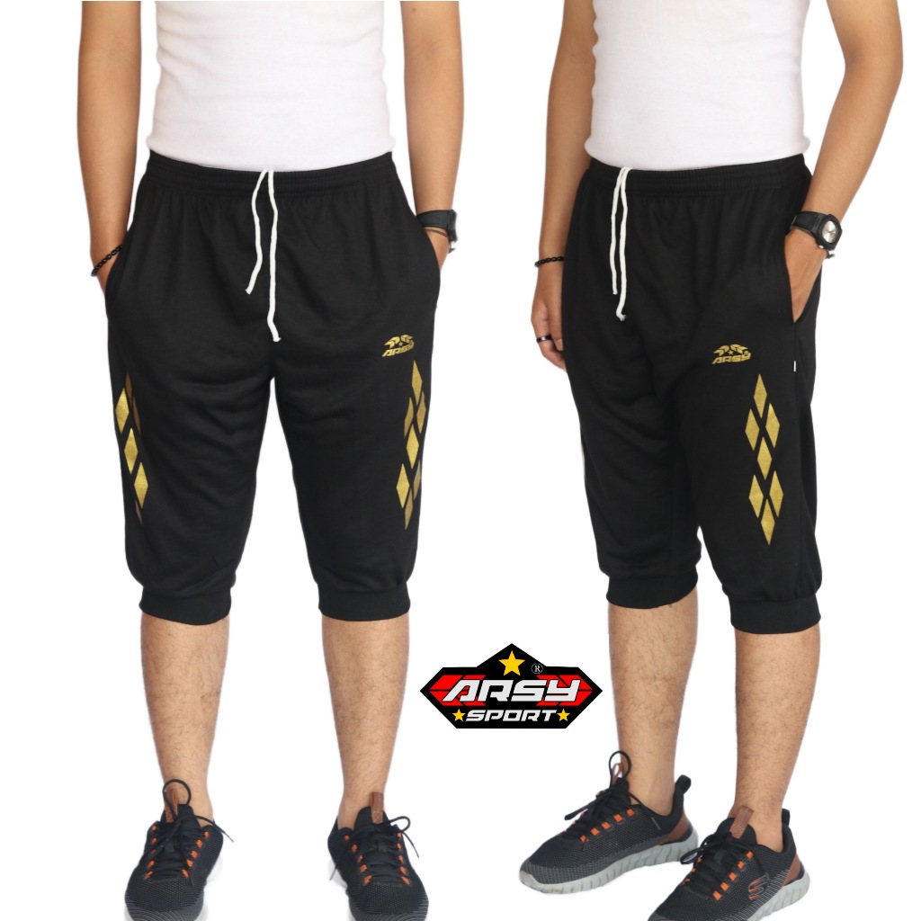 Jual Arsy Sport - Celana Pendek 3/4 - Celana Jogger Sontog Pria Wanita - SW003 | Shopee Indonesia