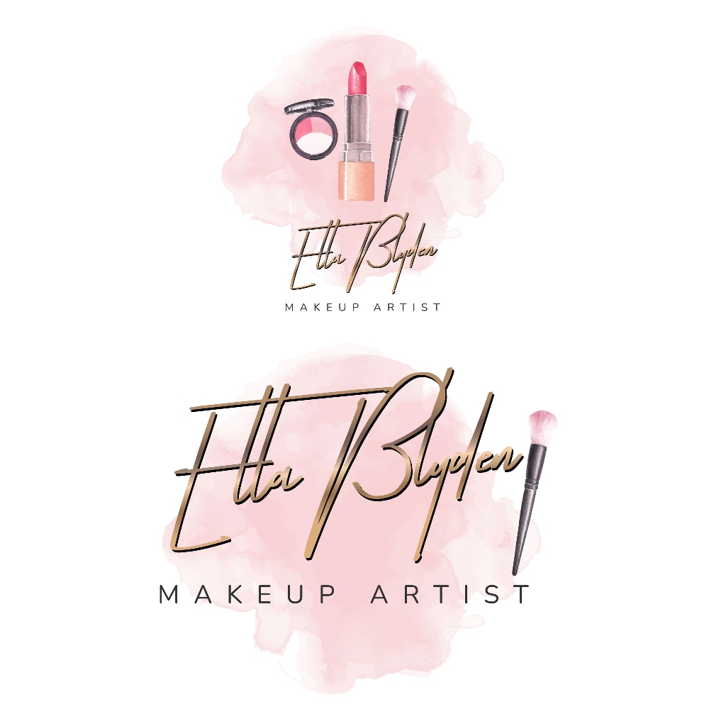 Jual jasa desain logo custom makeup brush elegant | Shopee Indonesia