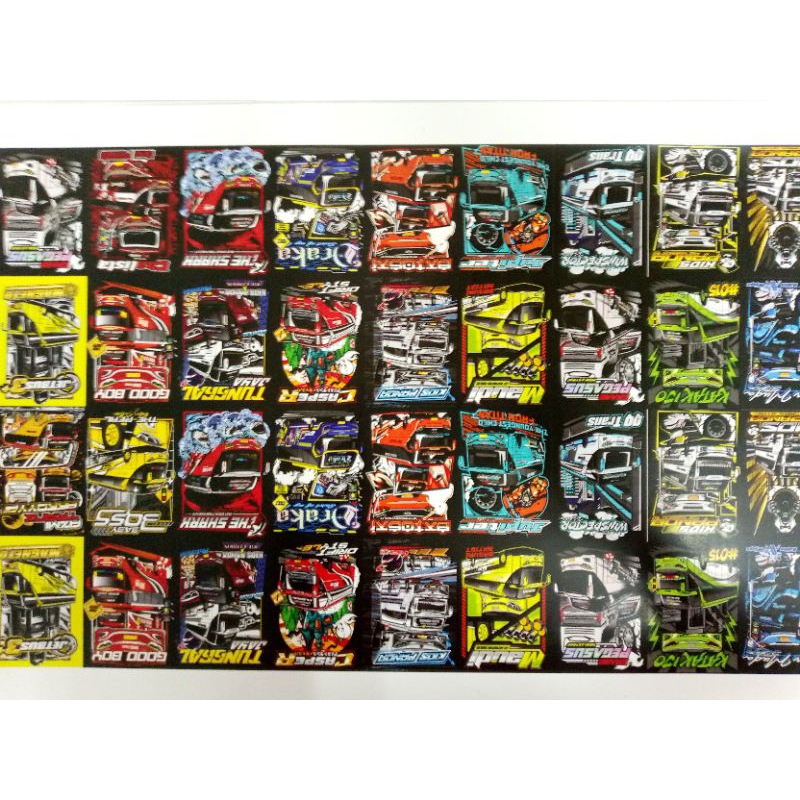 Jual Sticker Bus Basuri Kids Panda ,CHANA mix isi 36 pcs | Shopee Indonesia