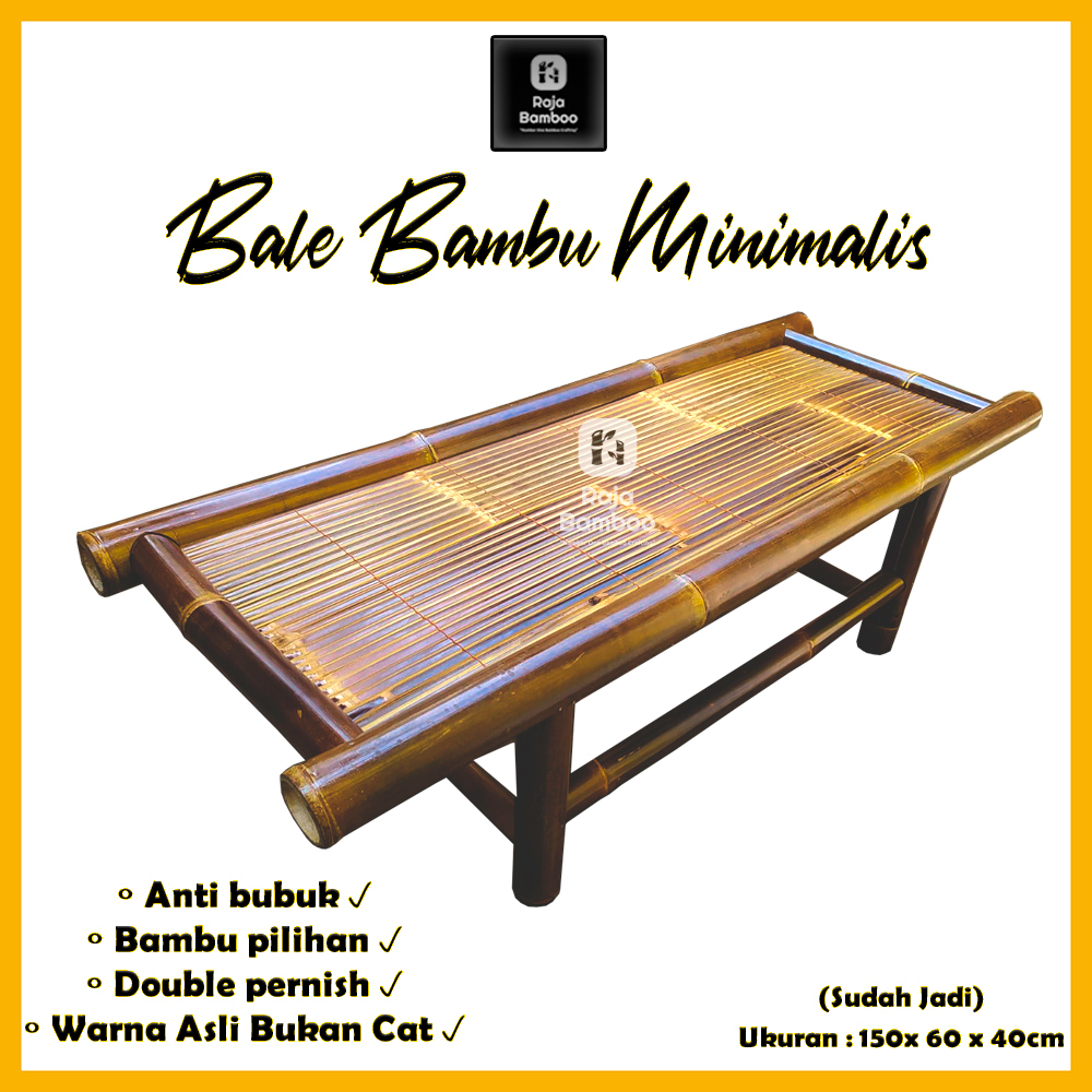 Jual Bale Bambu Hitam Minimalis Motif Bandeng | Bale Estetik | Bale ...