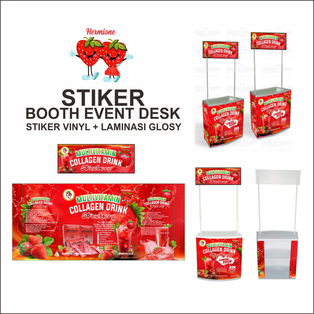 Jual Cetak Stiker Meja Boot Event Desk Hermione | Shopee Indonesia
