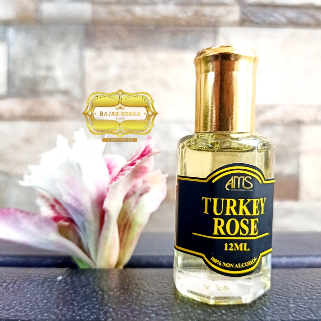 Jual TURKEY ROSE PARFUM FULL BIBIT 12ML ORIGINAL PARFUM SHALAT (BY.AMS ...