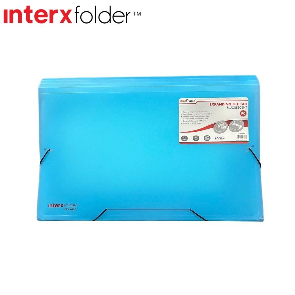 Jual Interxfolder Map Harmonika F4 / Expanding File Tali FC (Folio) 13 Pocket | Shopee Indonesia