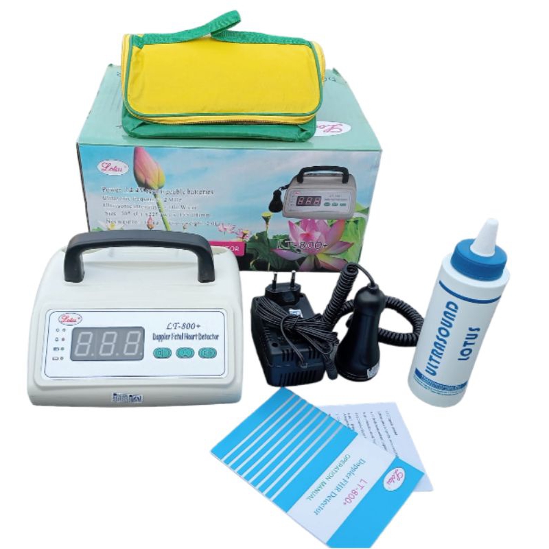 Jual fetal Doppler lotus LT 800+ Dopler portable Alat cek detak jantung ...