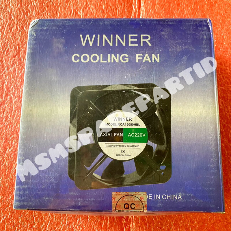 Jual WINNER COOLING FAN MODEL 150x150x50/220VAC-240VAC BALL BEARING ...