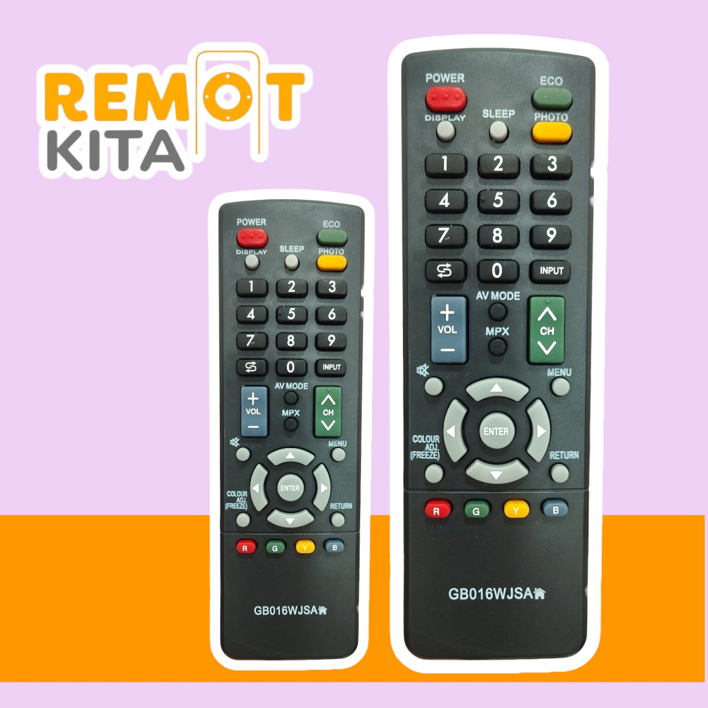 Jual Remote TV SHARP LED LCD | Shopee Indonesia