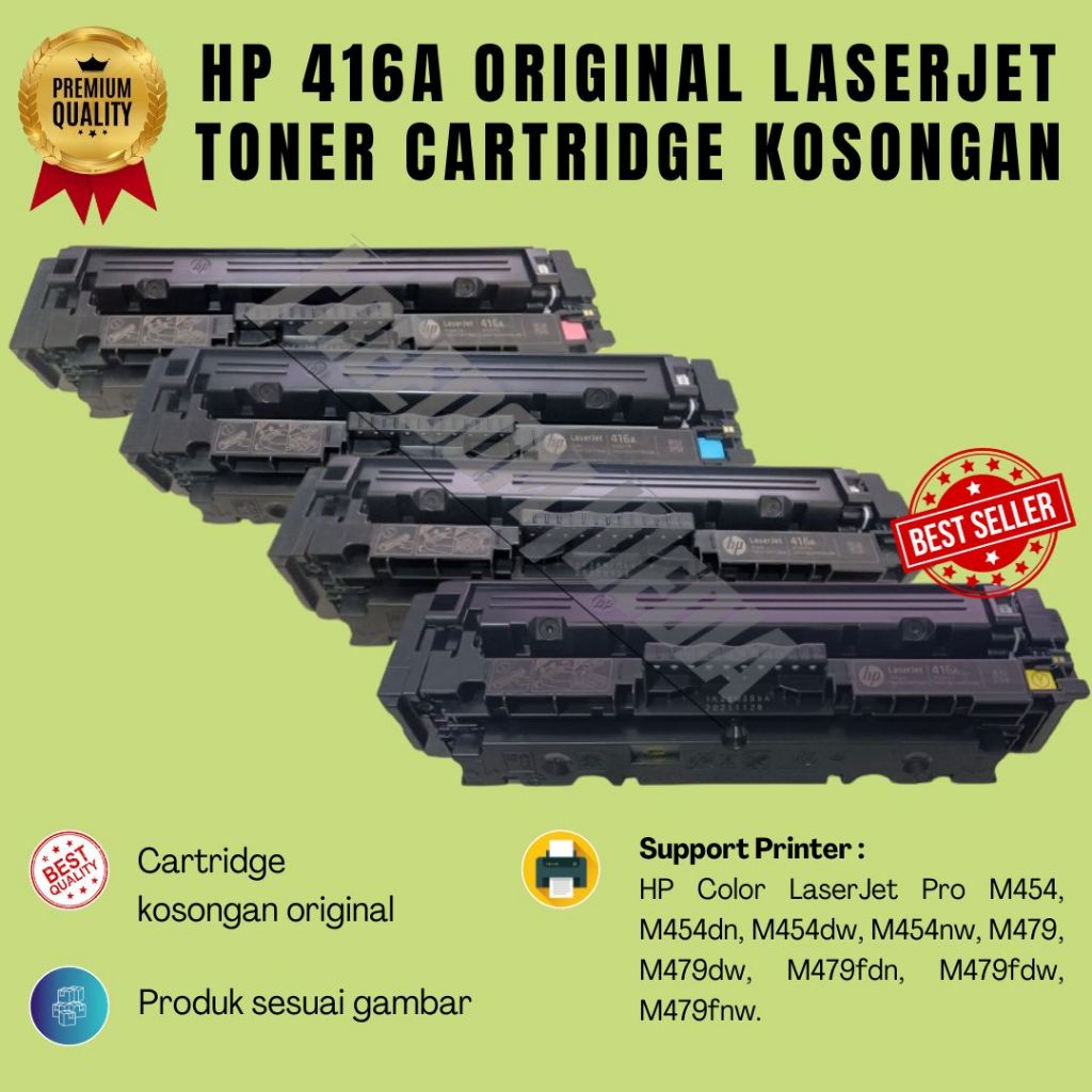 Jual HP 416A Original LaserJet Toner Cartridge Kosongan W2040A W2041A ...