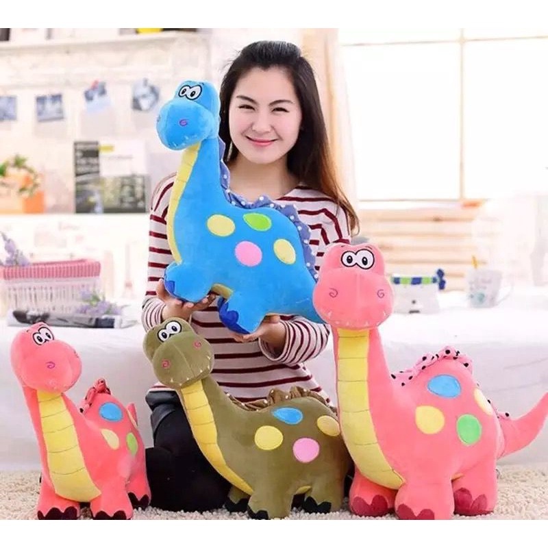 Jual Boneka Dinosaurus Tompel Warna Warni Boneka Dino Lucu Lembut dan ...