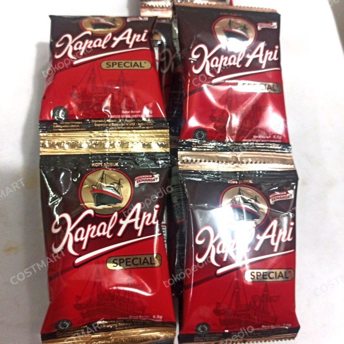 Jual Kapal Api Special Murni Tanpa Gula 30 gr Renceng ( isi 10 Sachet ...