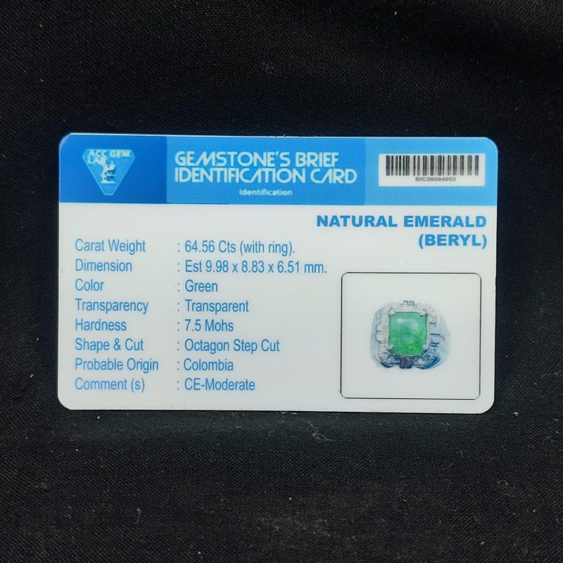 Jual GOOD QUALITY! BATU ZAMRUD COLOMBIA ASLI NATURAL LENGKAP DENGAN ...