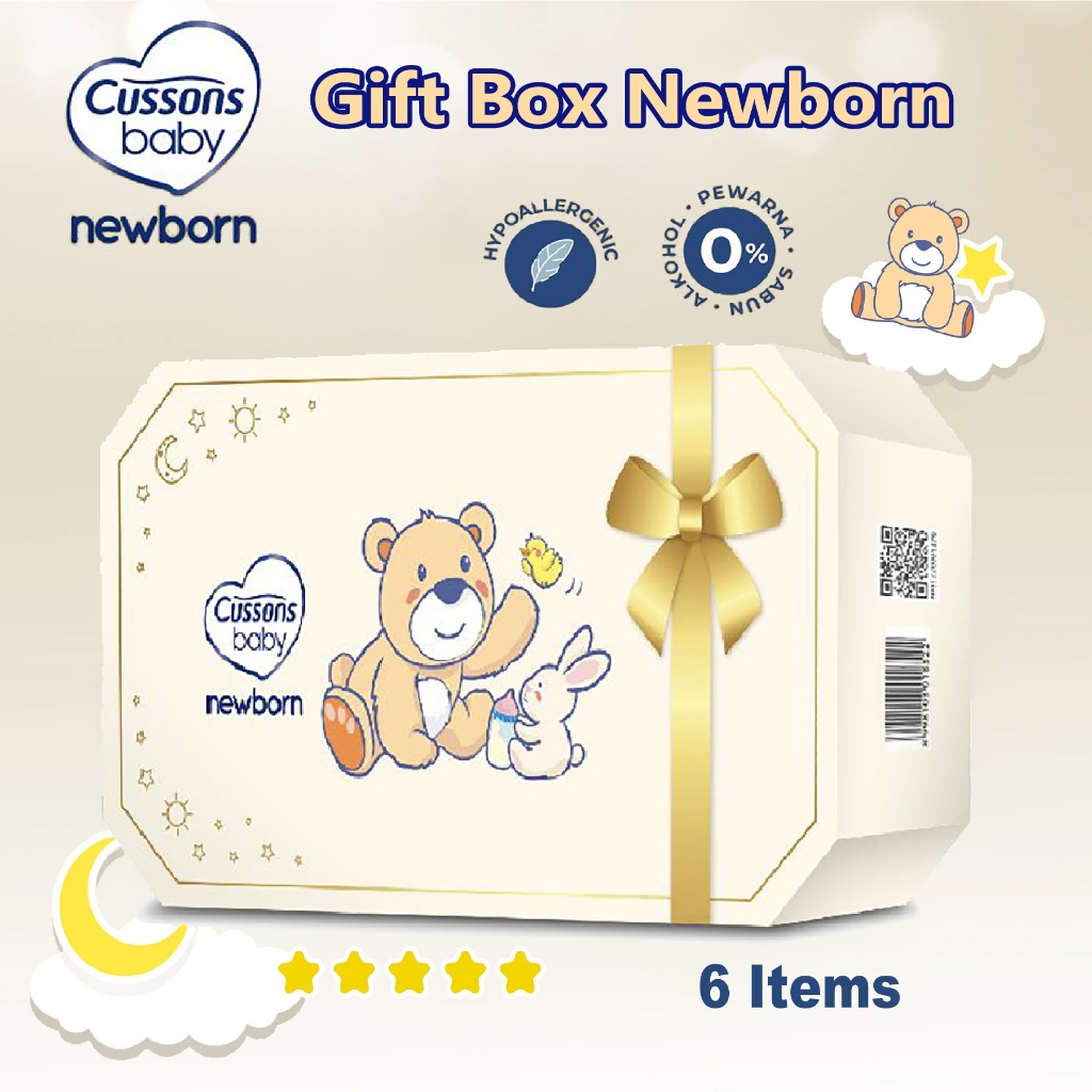 Jual Cussons Baby Gift Set Newborn Premium - Gift Pack 6 Item - Paket ...