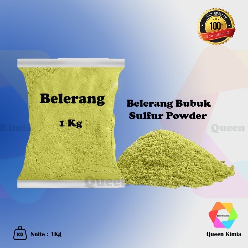 Jual Belerang Bubuk 1Kg / Sulfur Powder 1KG / Belerang 1Kg / Belerang ...