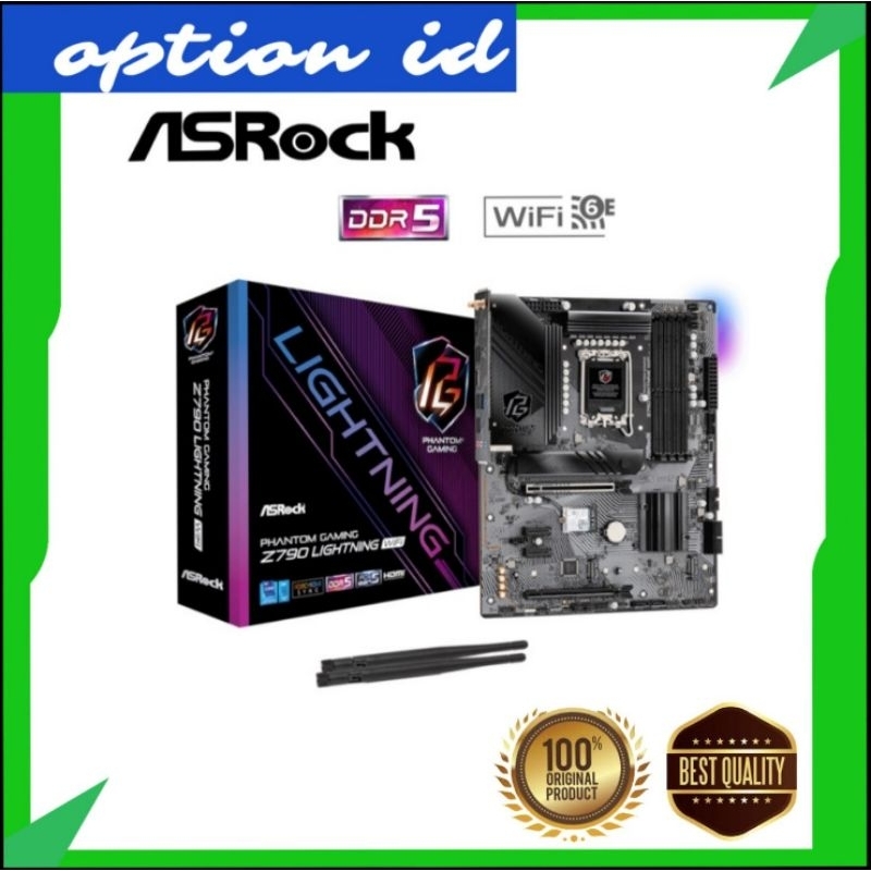 Jual ASRock PG Z790 LIGHTNING WIFI | LGA1700 DDR5 ATX - Motherboard ...