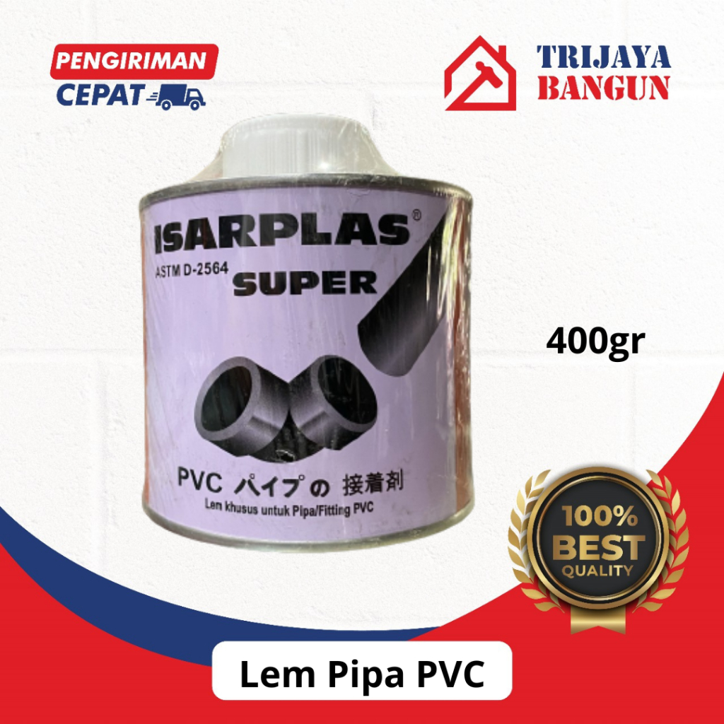 Jual Lem PVC Isarplas Super 400g Cocok Untuk Pipa dan Sambungan ...